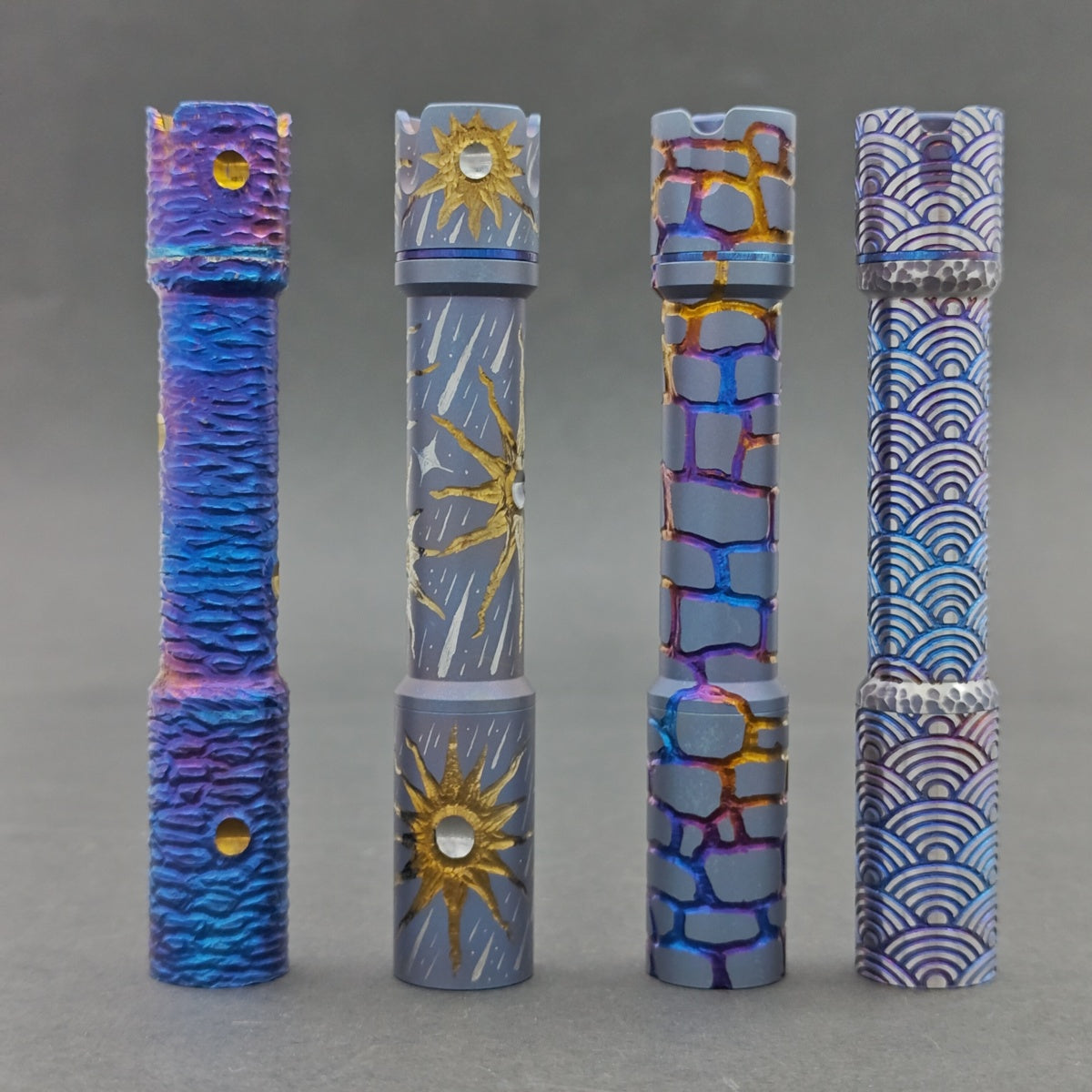 Pineapple mini Ti- hand carved – ReyLight