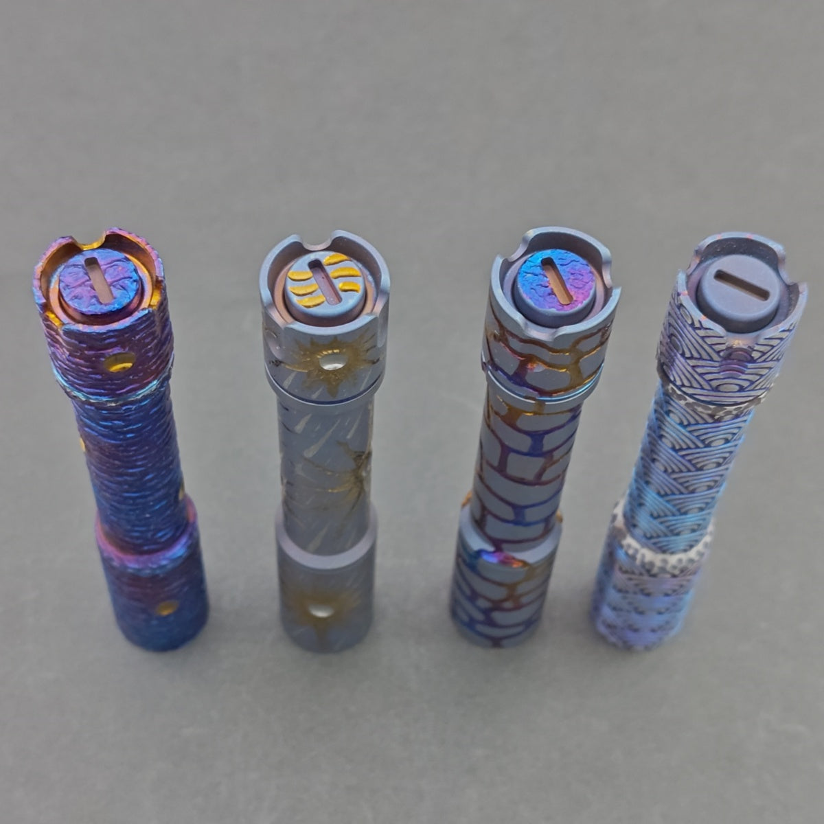 Pineapple mini Ti- hand carved – ReyLight